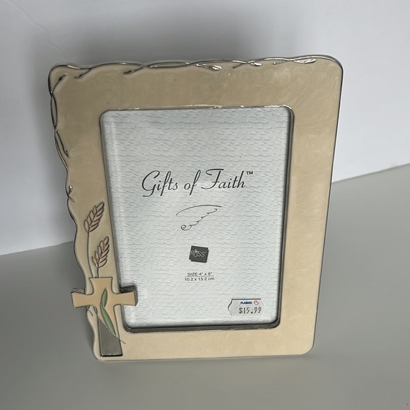Russ | Accents | Russ Gifts Of Faith Photo Frame Cross Fits 4x6 Photo ...